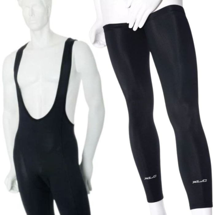 Completo XLC Salopette Comp + Gambali LW-S01 nero Autunno/Inverno 2023/2024 | XLC | Cingolani